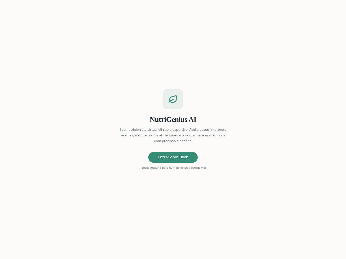 NutriGenius AI Platform