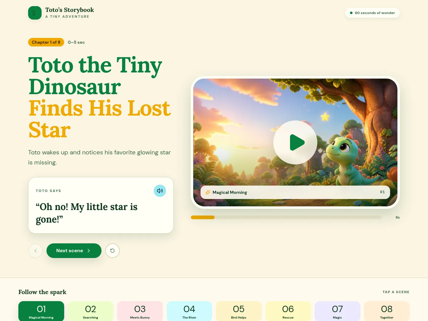Toto's Lost Star Storybook