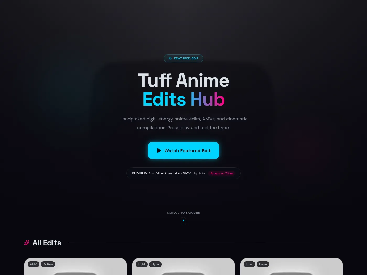 Tuff Anime Edits Hub