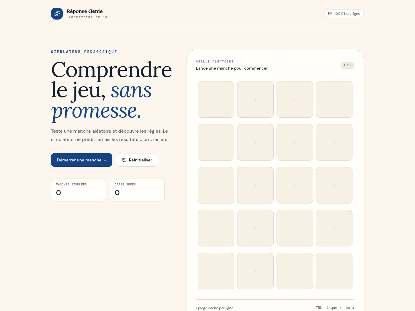 Jeu Réponse Genie