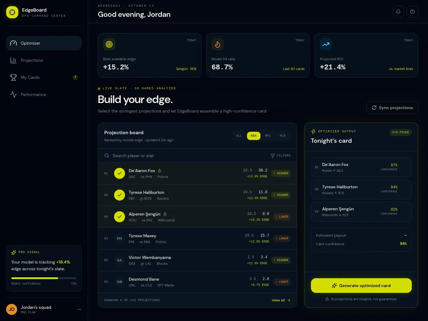 PrizePicks AI Optimizer