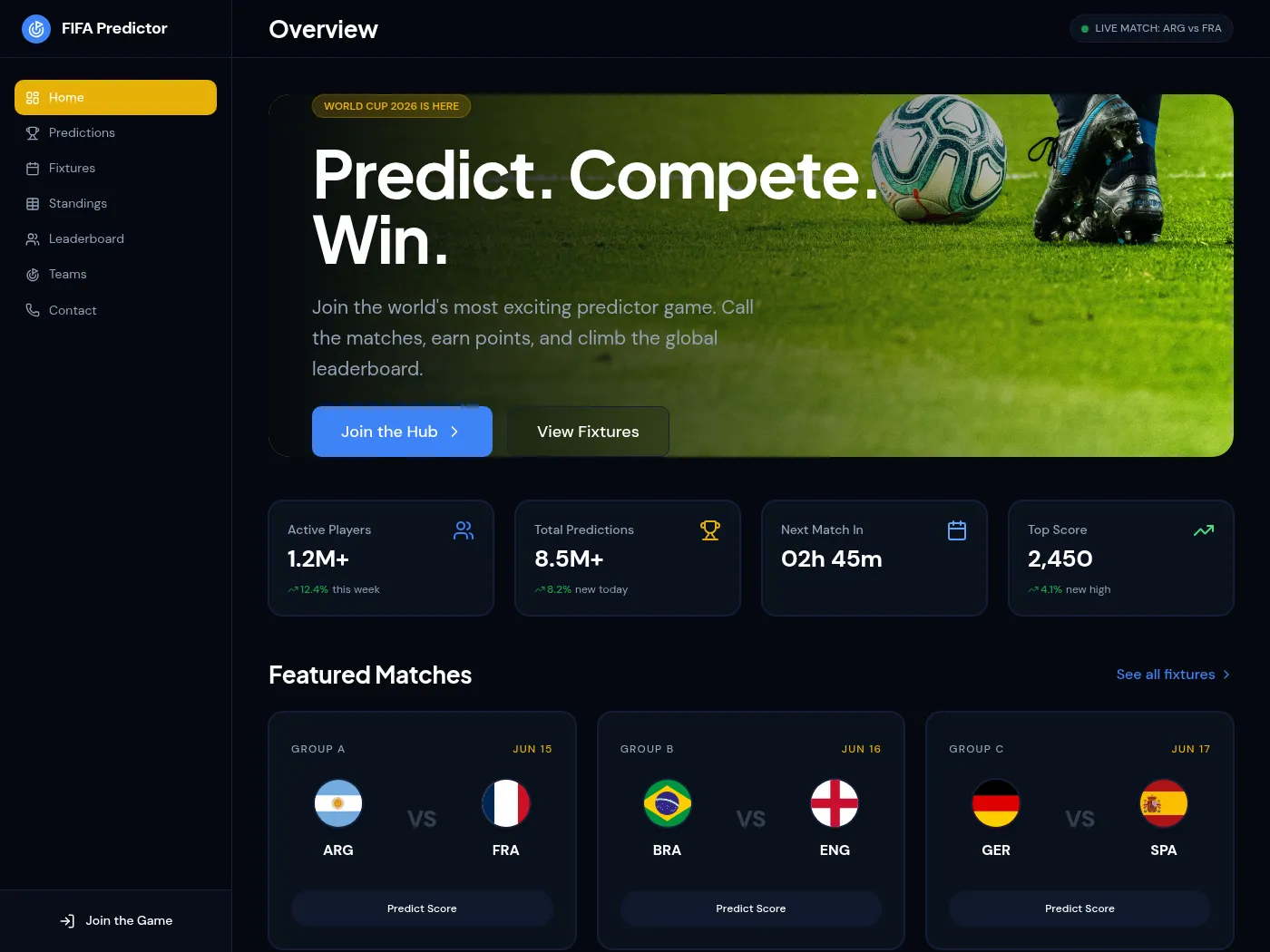FIFA Predictor Hub