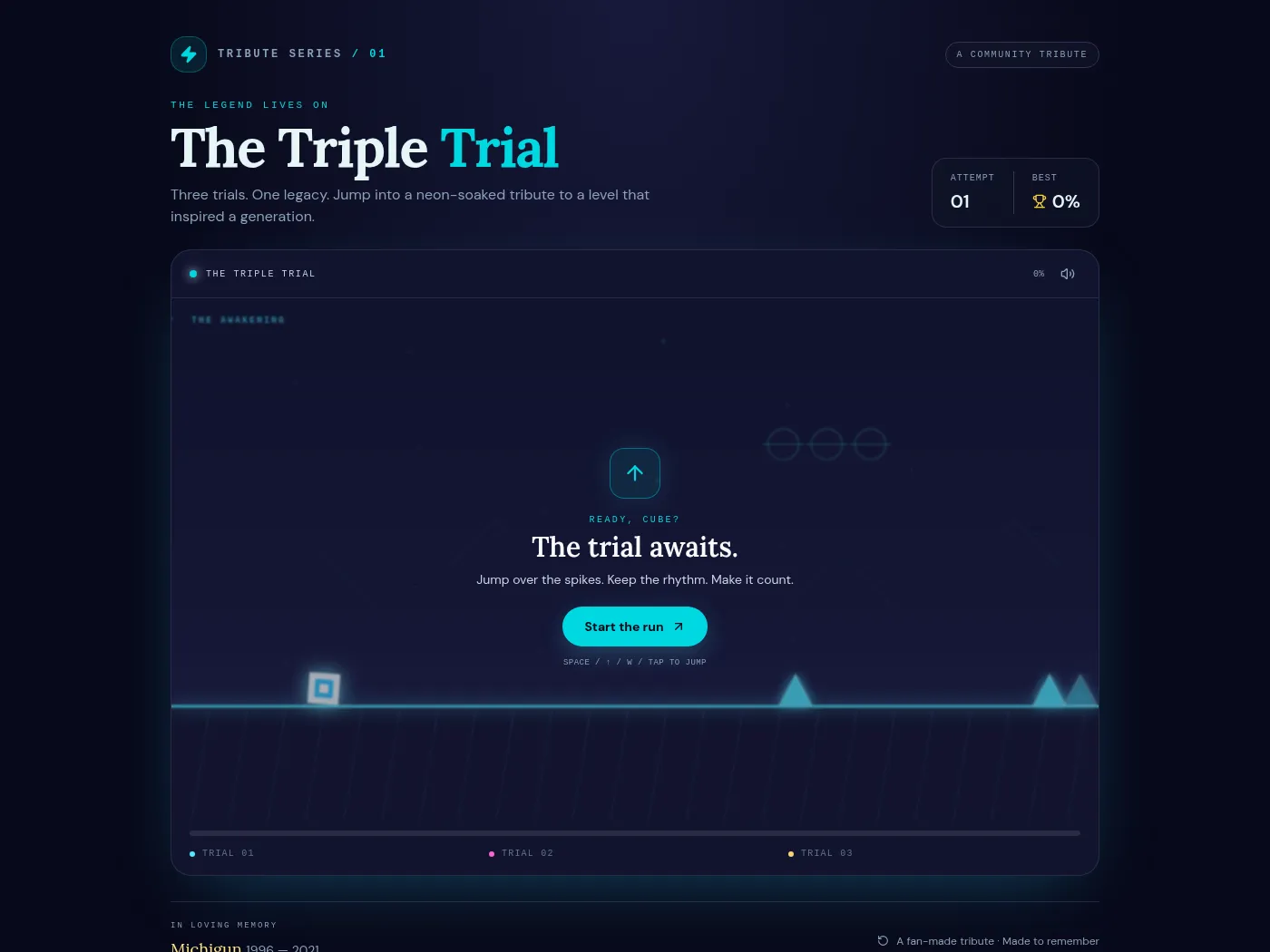 Triple Trial Tribute