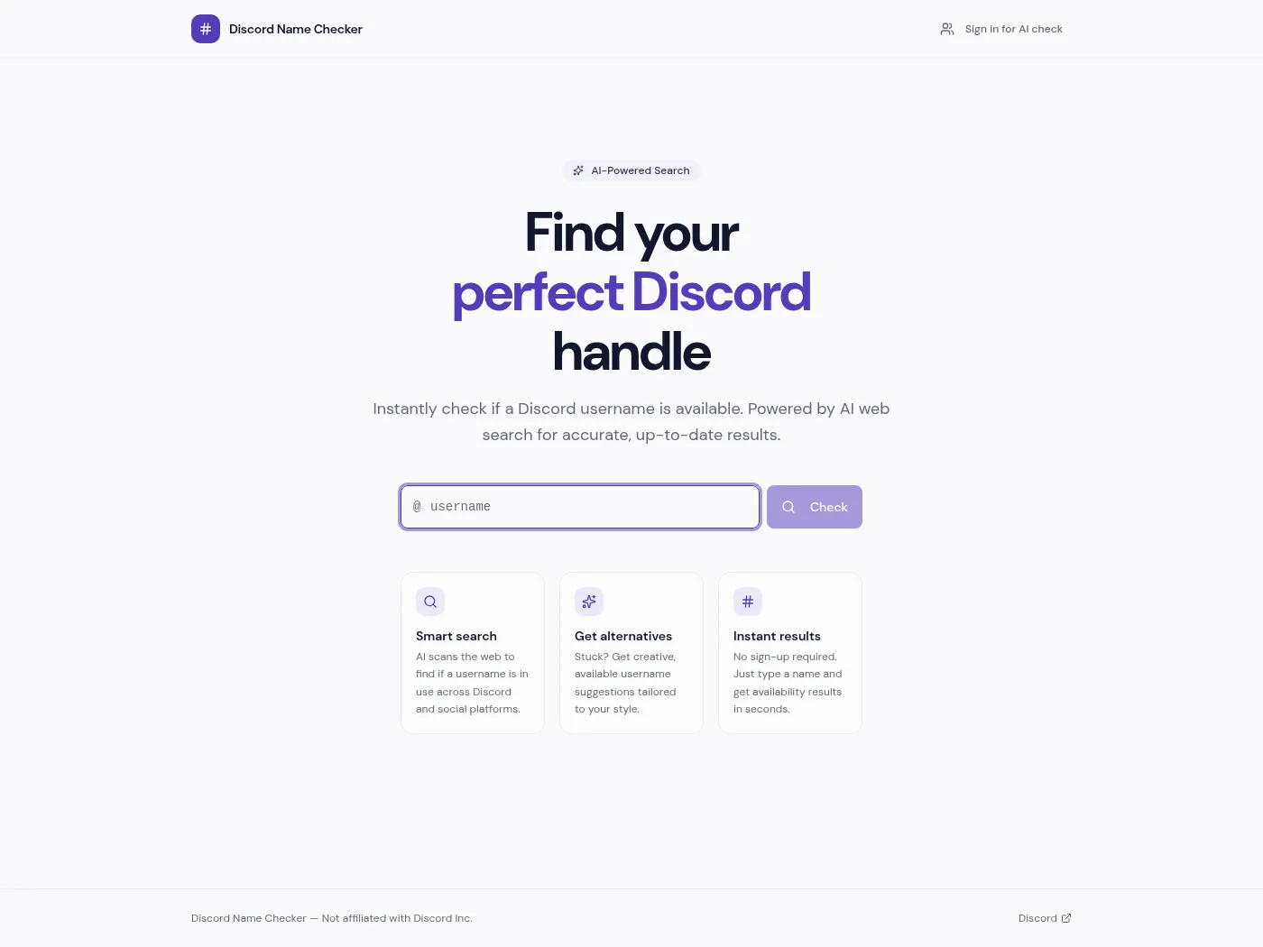 Discord Name Checker