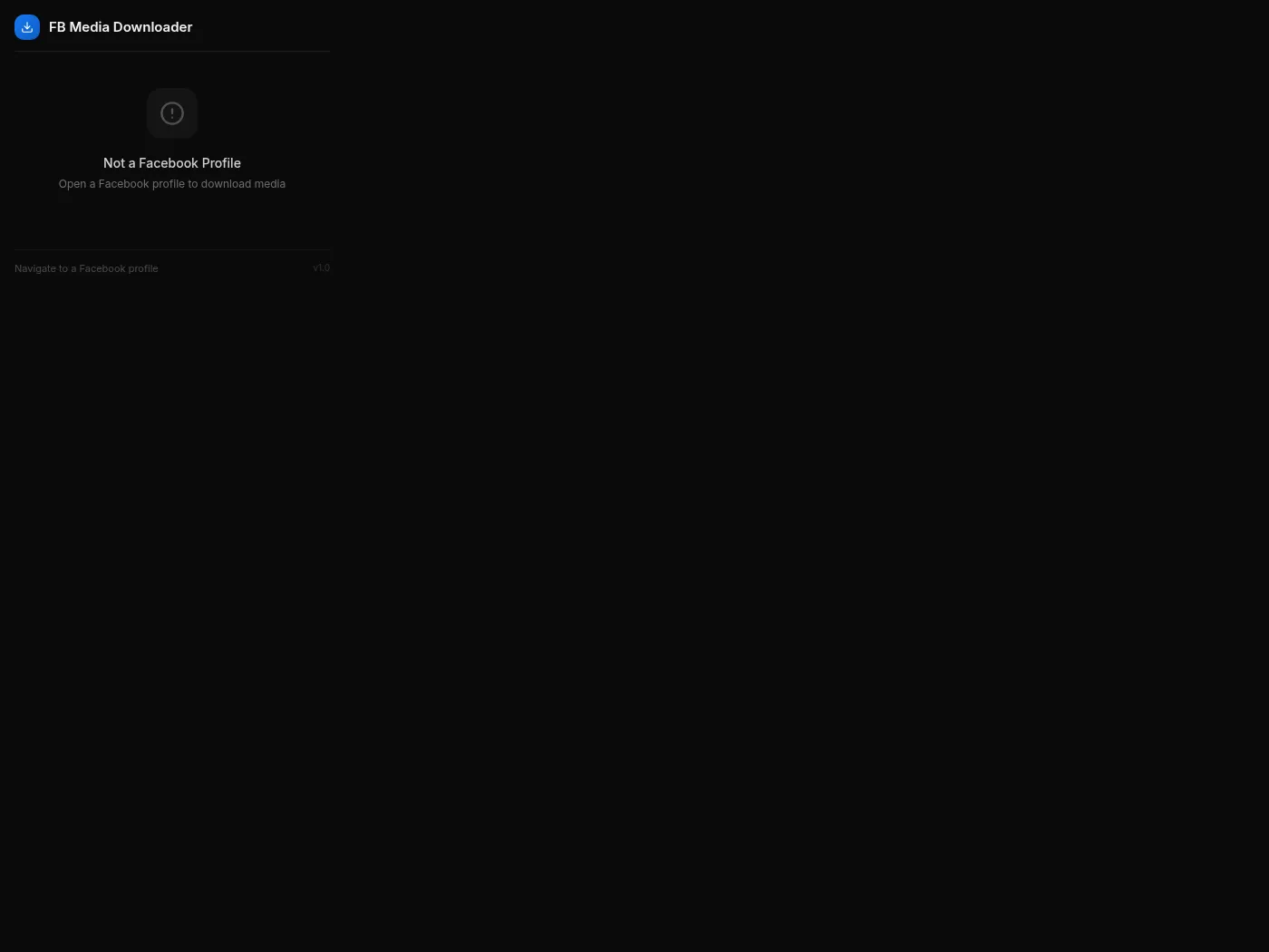 FB Media Bulk Downloader