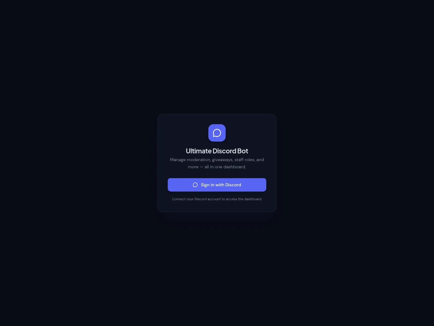 Ultimate Discord Bot