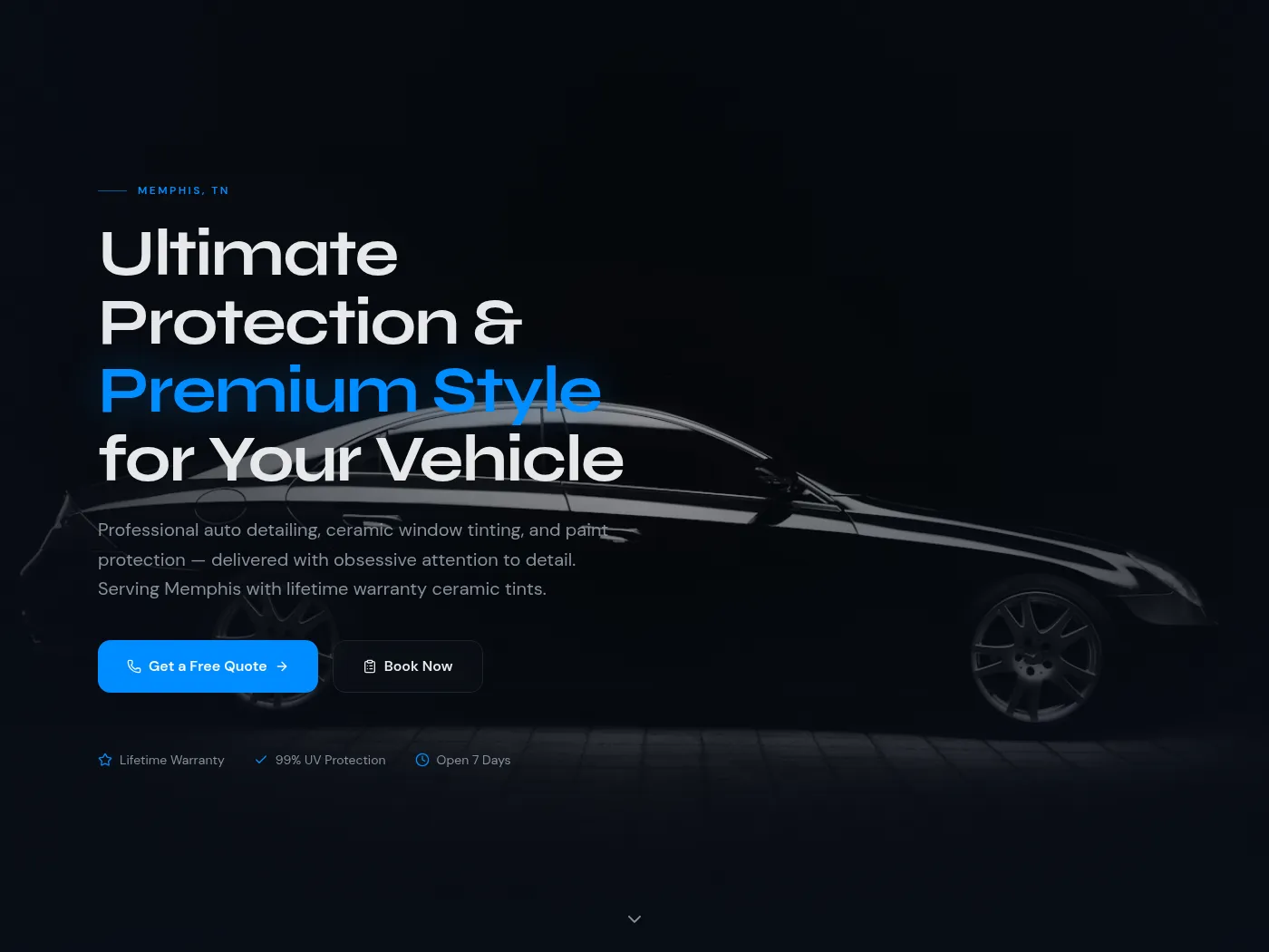 Irvins Auto Detailing Site