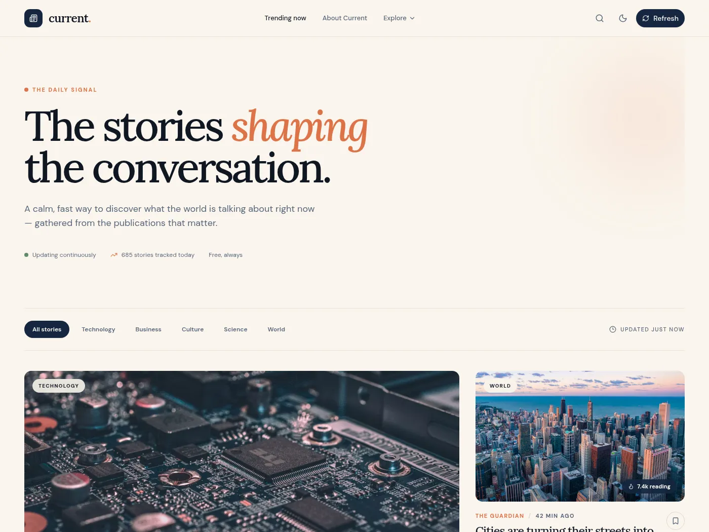 Trending Stories Free
