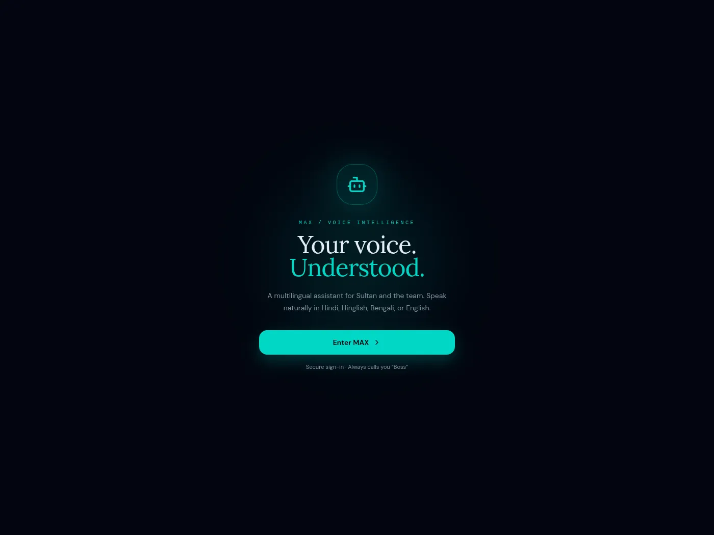 MAX Voice AI Assistant