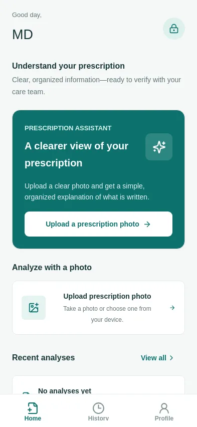 Prescription AI Analyzer