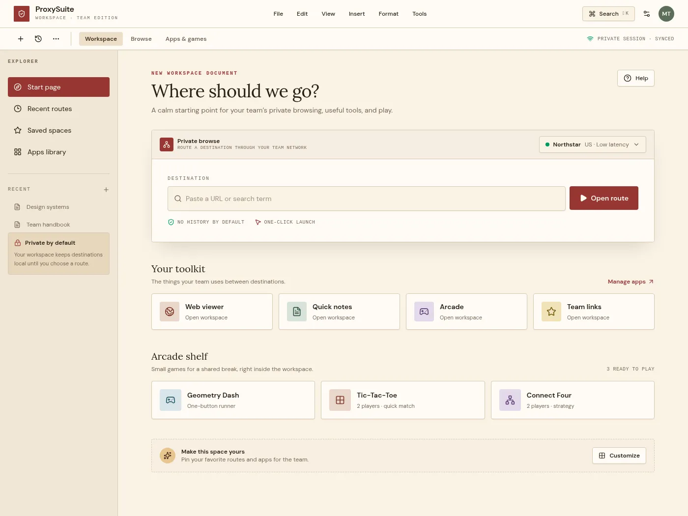 ProxySuite Workspace
