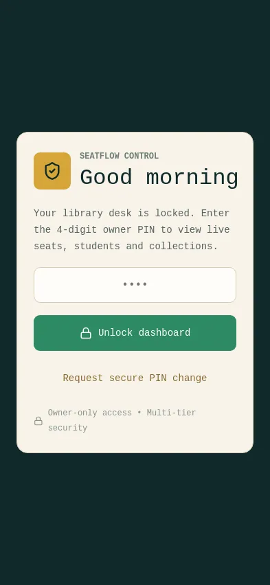 SeatFlow Library App