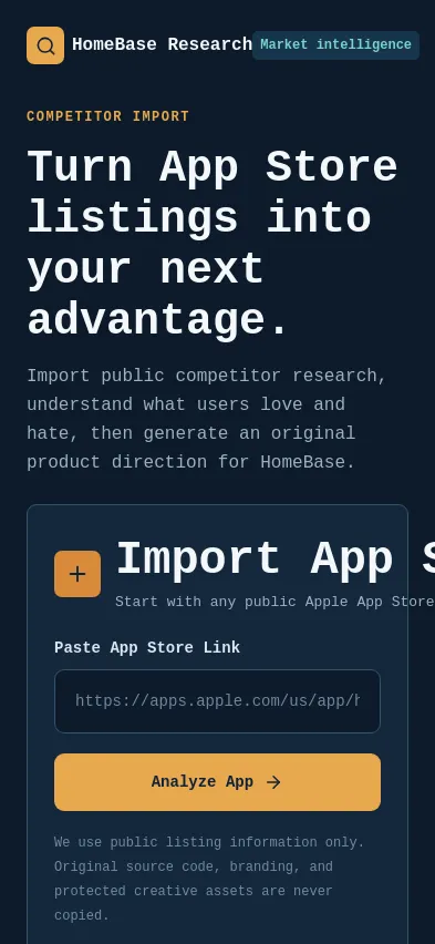 App Store Import Analyzer