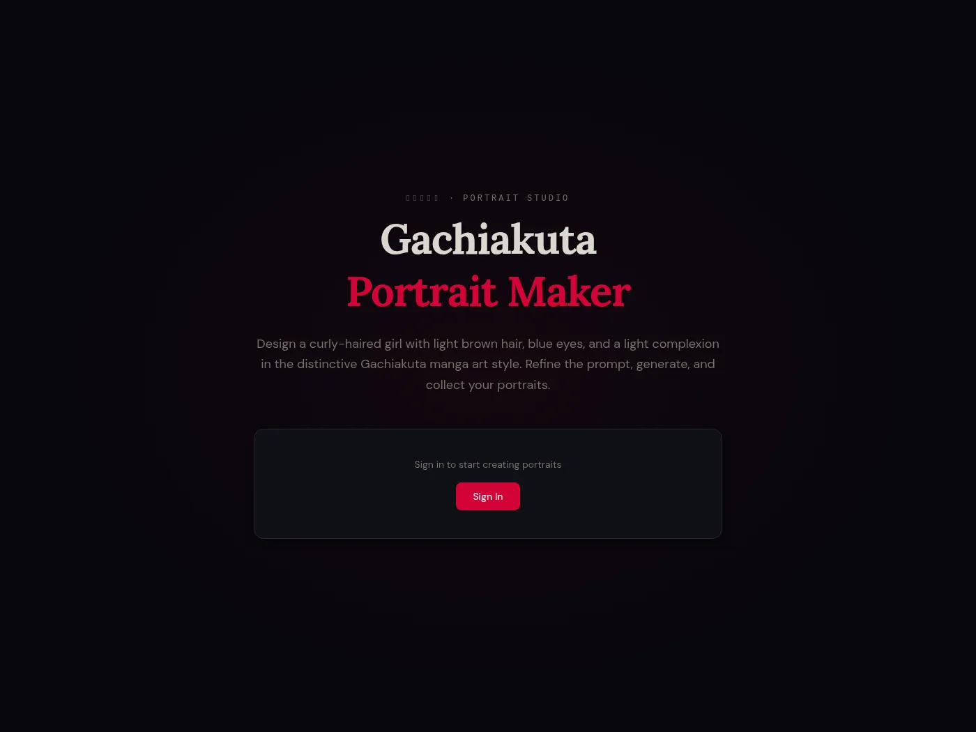 Gachiakuta Portrait Maker