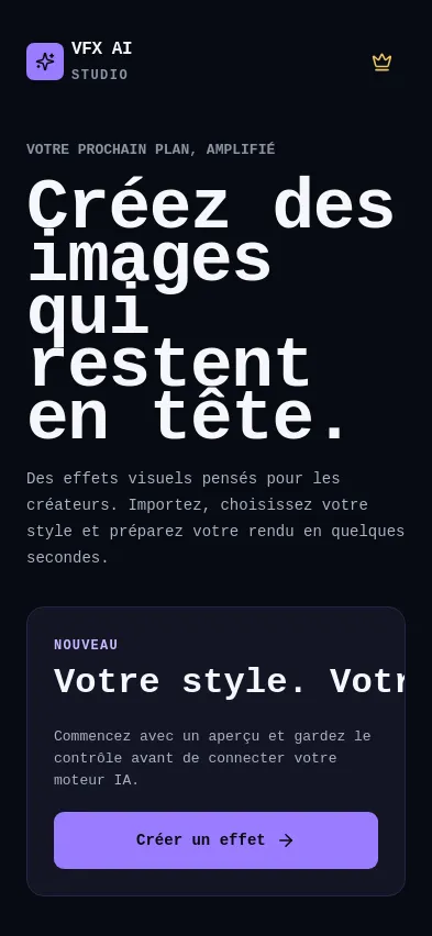 VFX AI Studio Mobile