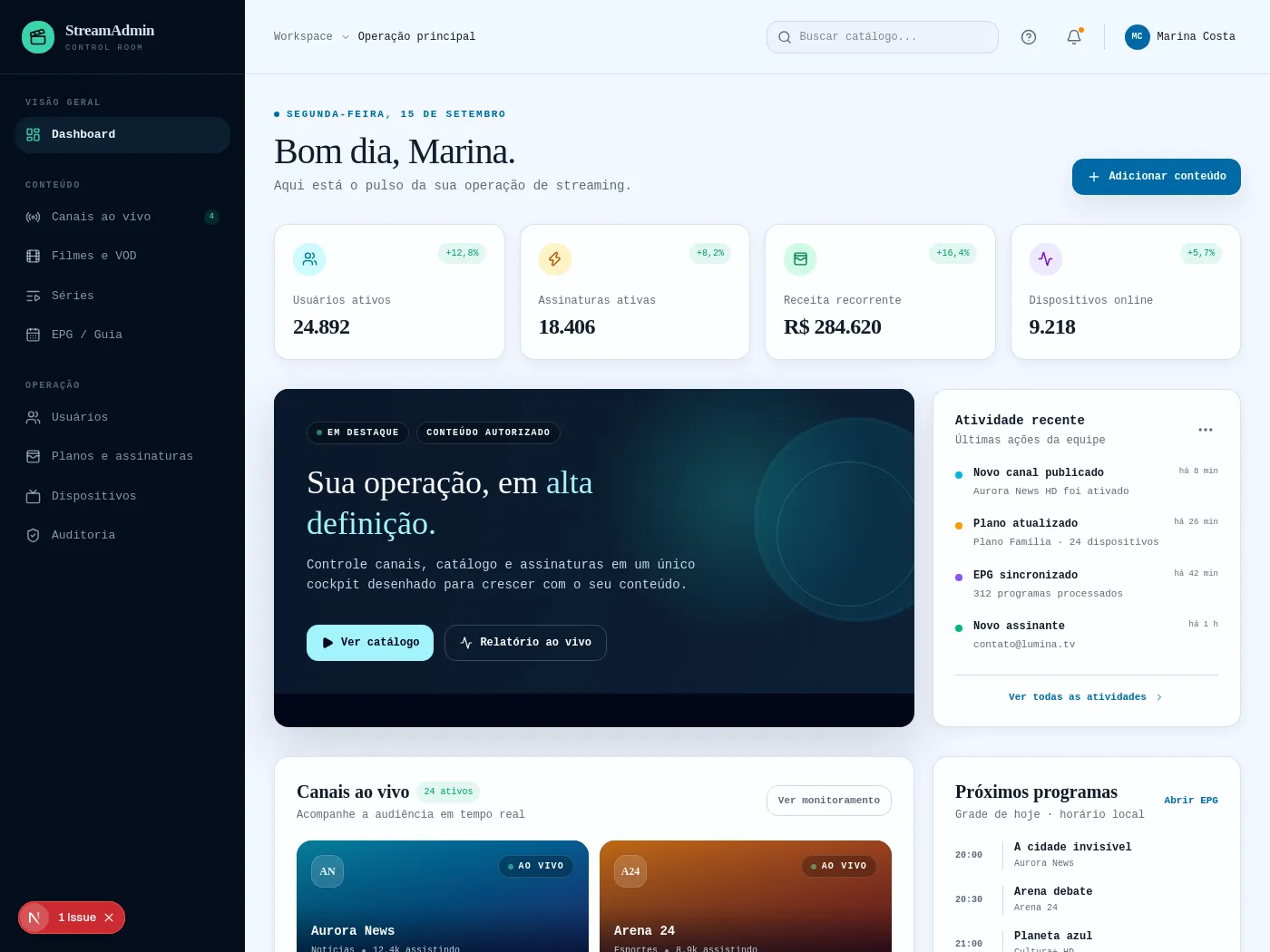 StreamAdmin Pro
