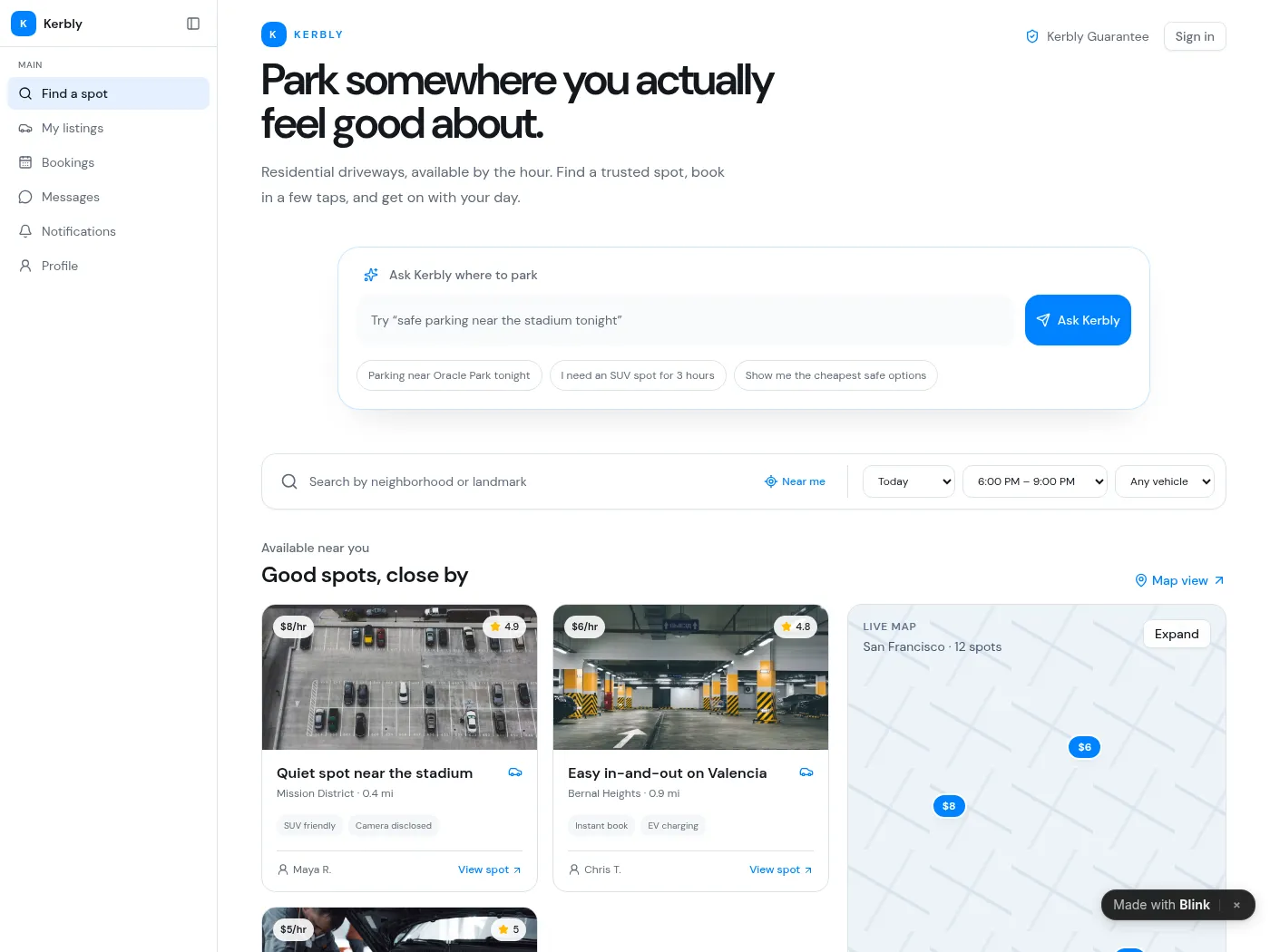 Kerbly Driveway Marketplace