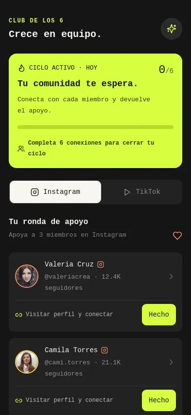 Club de los 6 Booster
