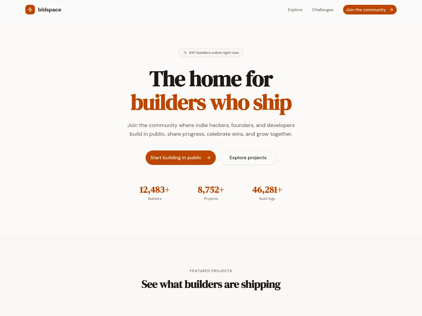bldspace Community Hub
