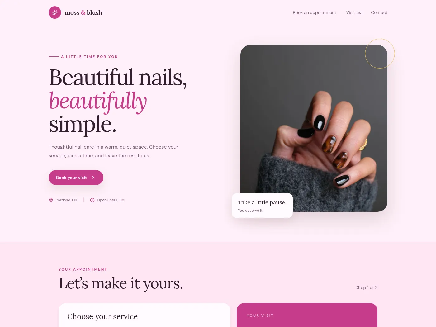 Nail Salon Booker