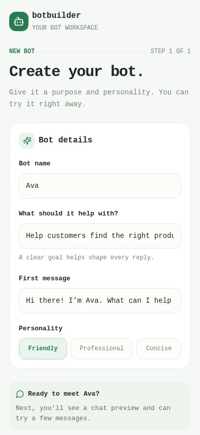 BotBuilder Mobile