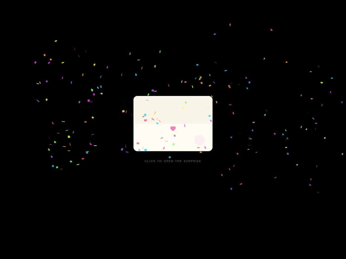 Birthday Surprise Website