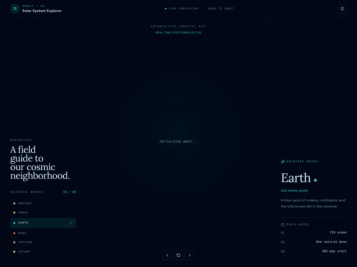 Solar System Explorer
