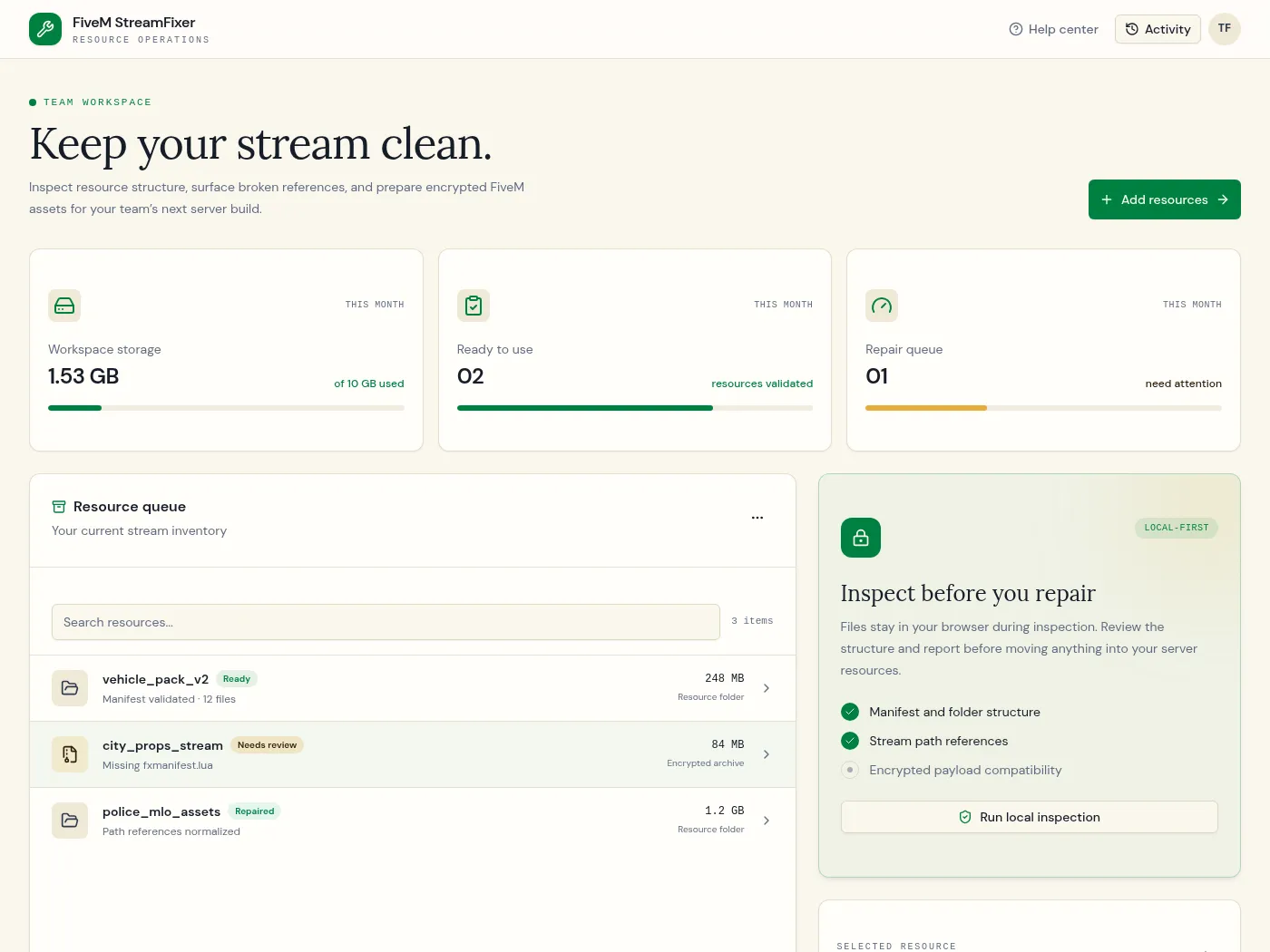 FiveM StreamFixer