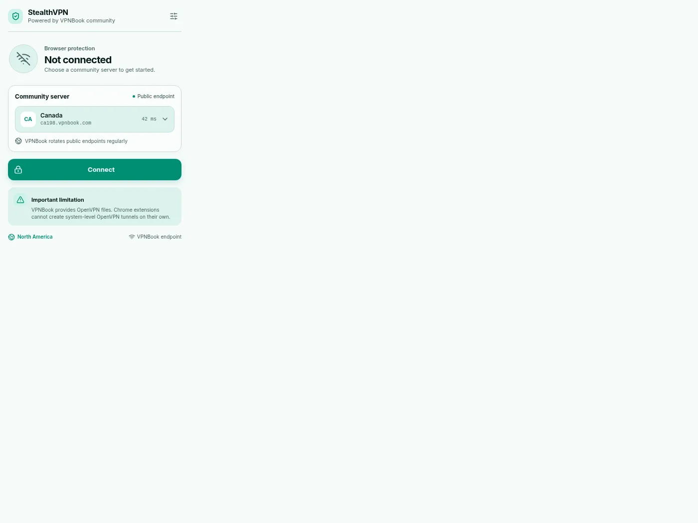 StealthVPN Extension