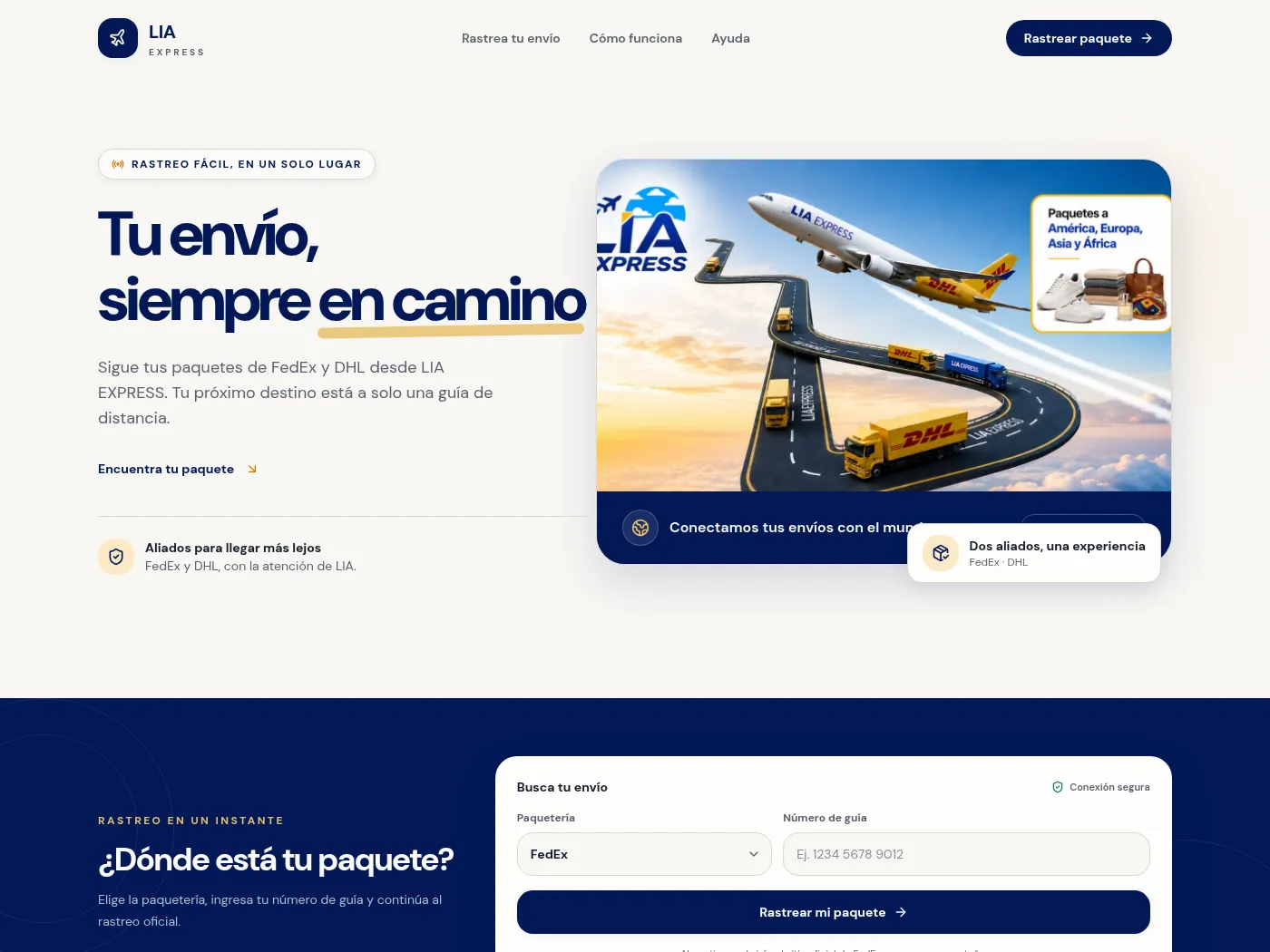 LIA Express Tracker