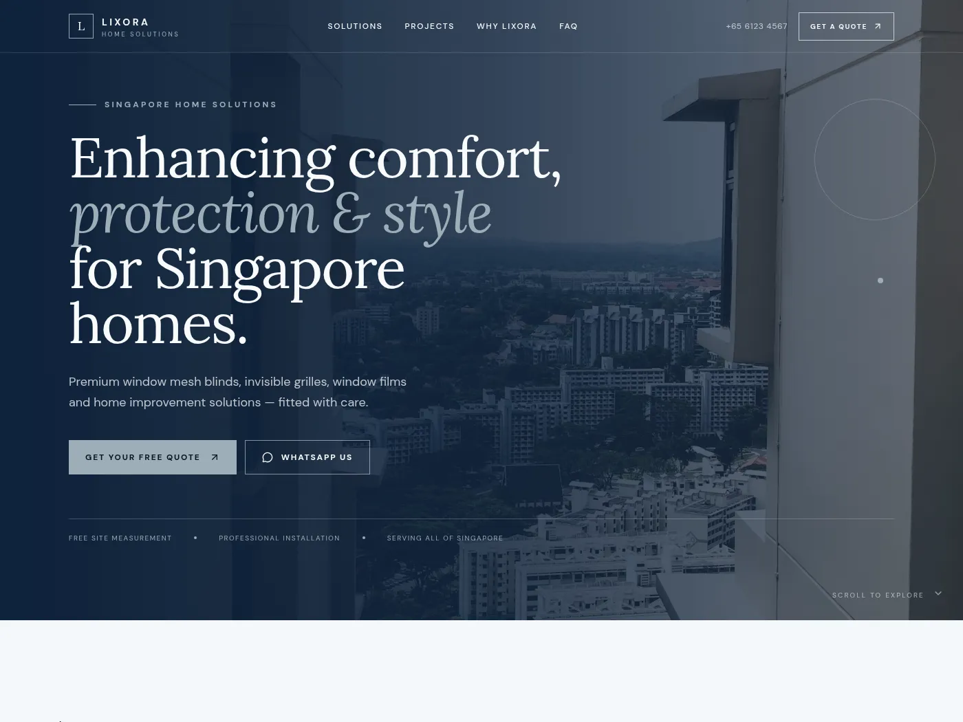 Lixora Home Solutions Site