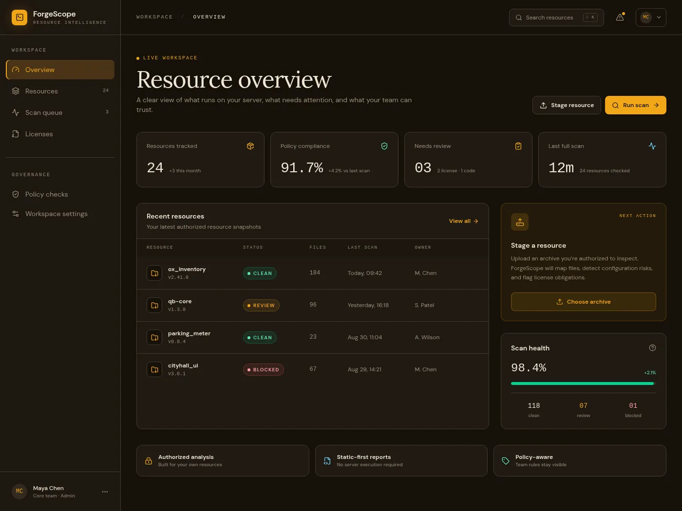 FiveM Resource Analyzer