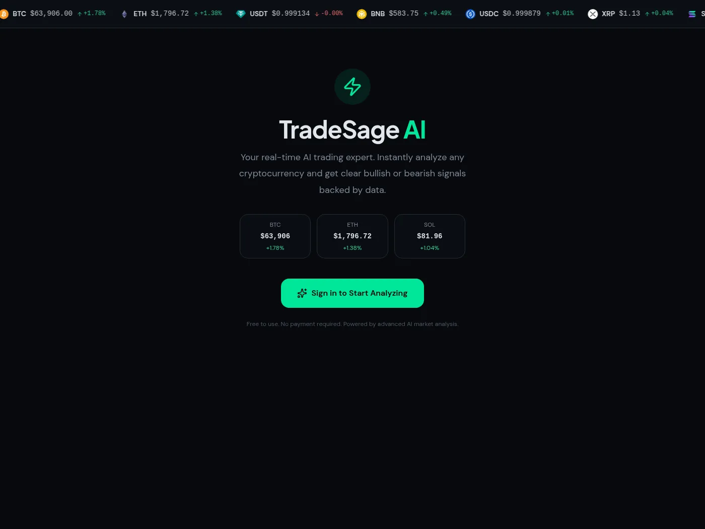 TradeSage AI