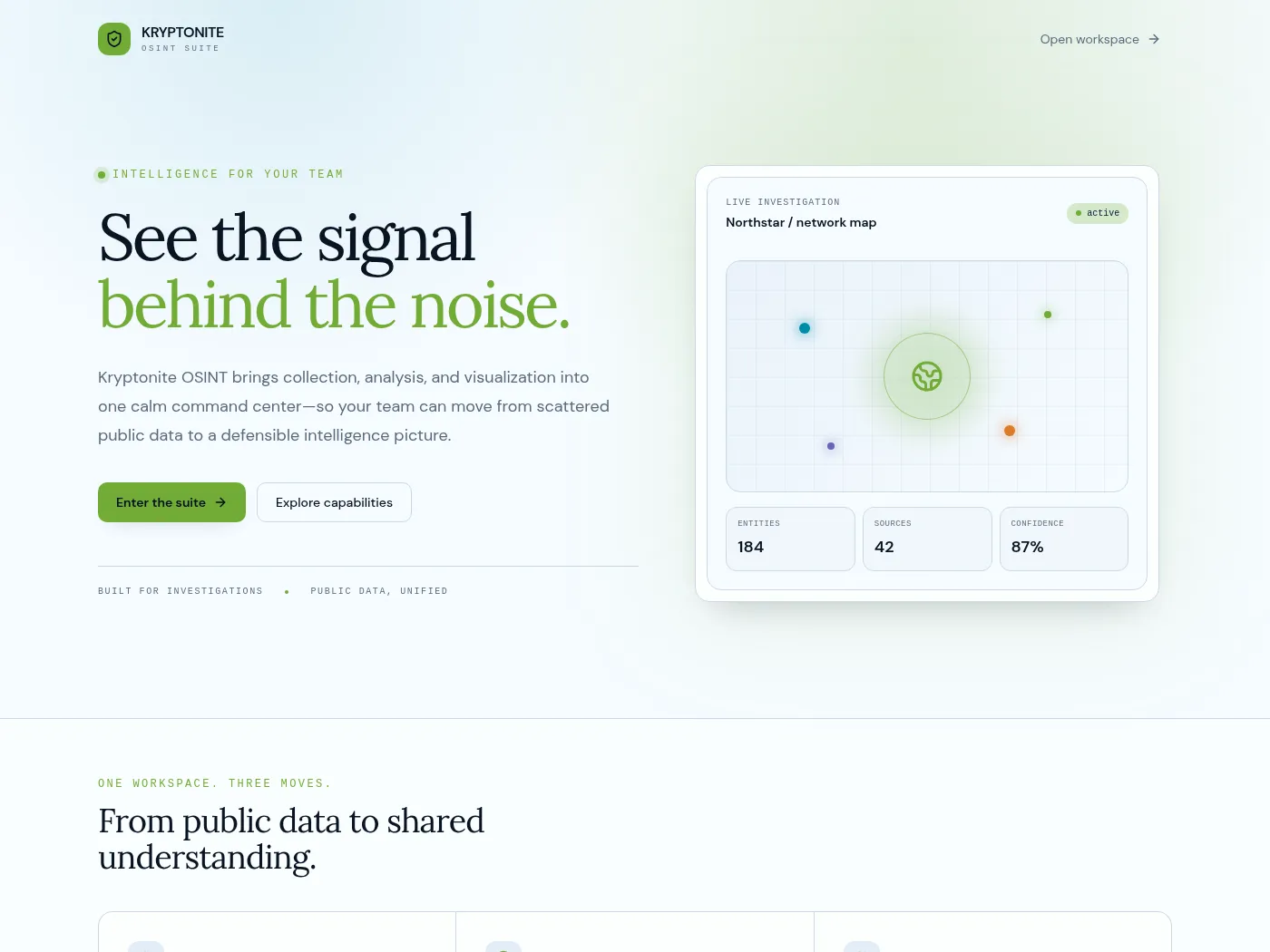 Kryptonite OSINT Suite
