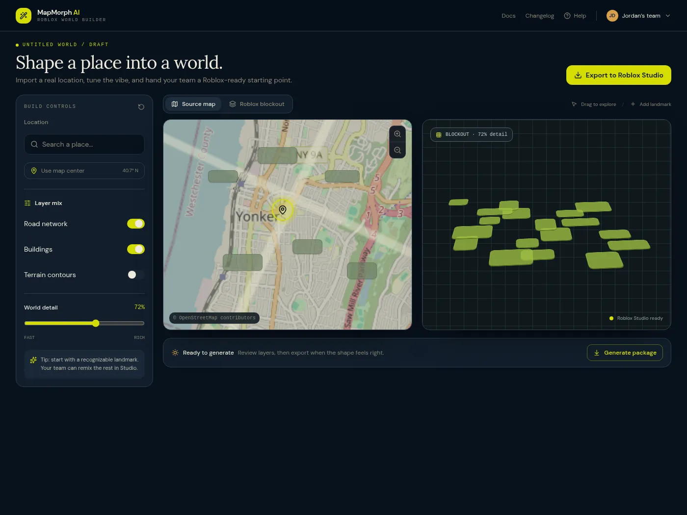 MapMorph AI for Roblox