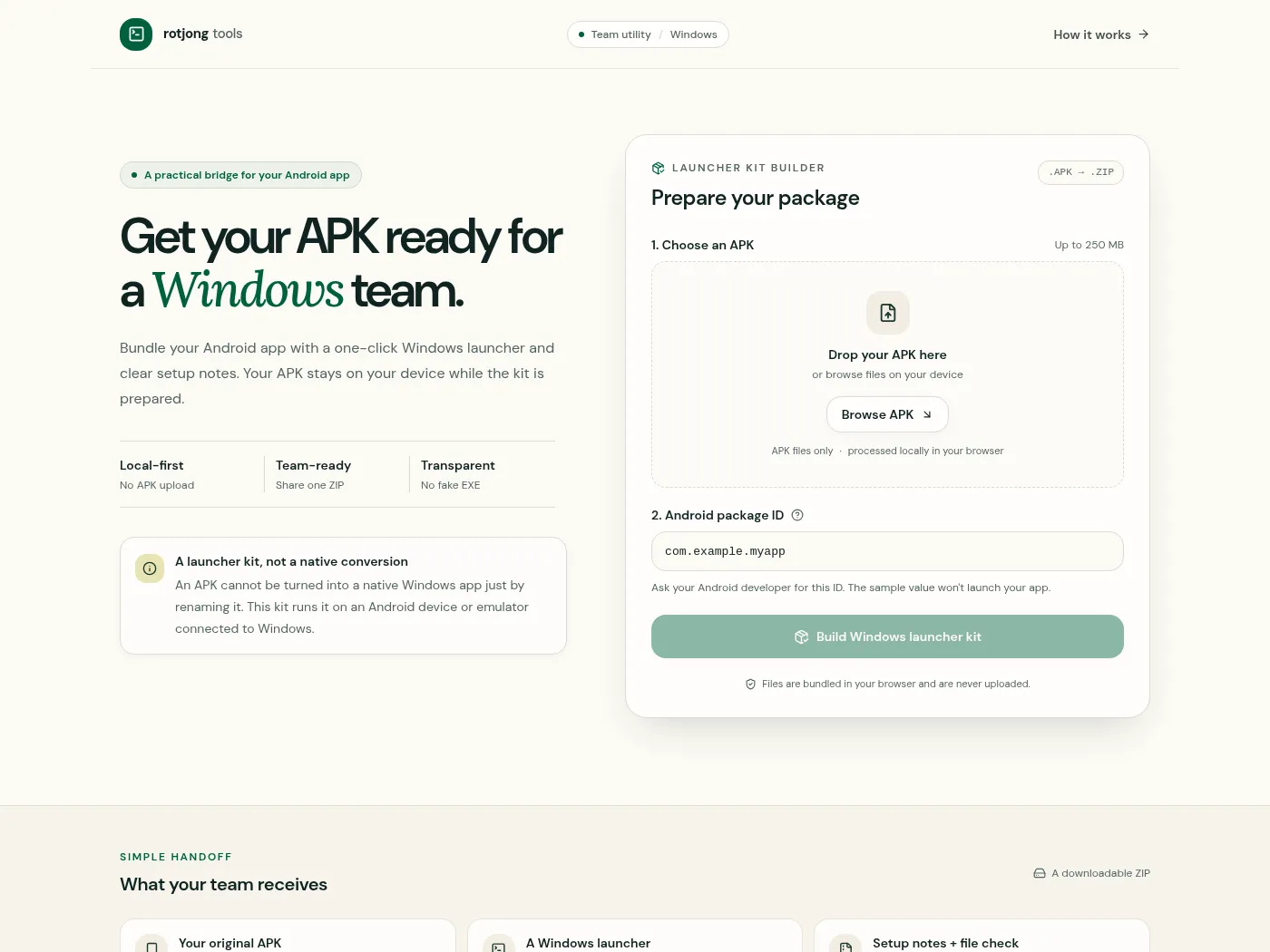 APK to EXE Converter