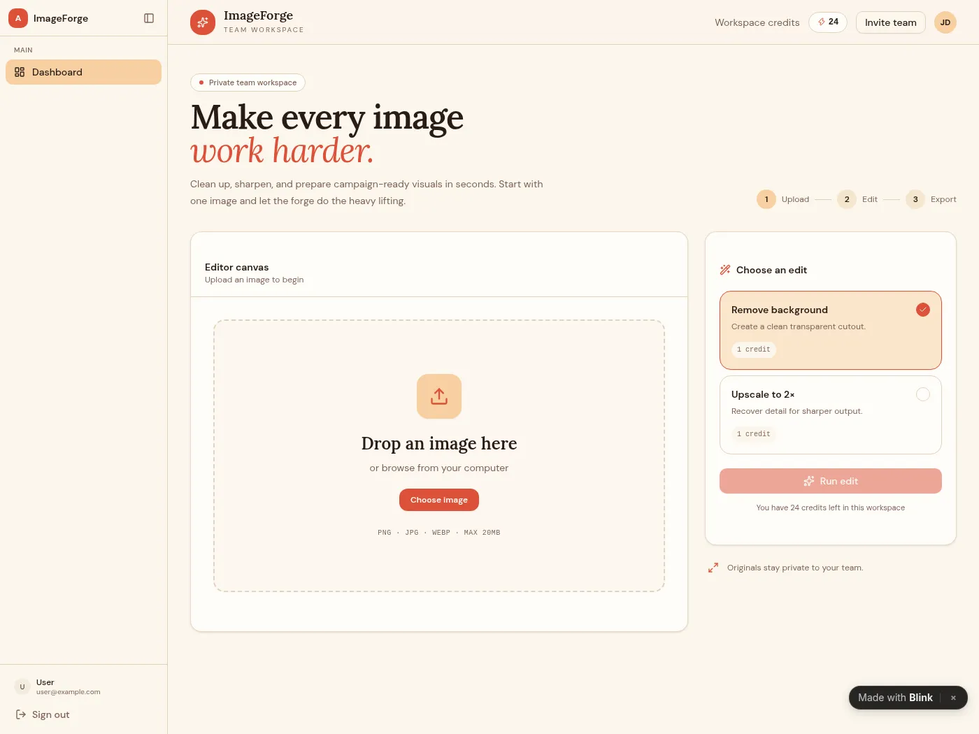 AI ImageForge
