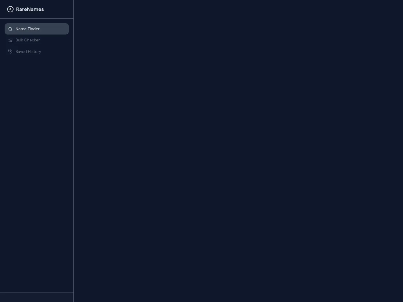 Rare Discord Name Finder