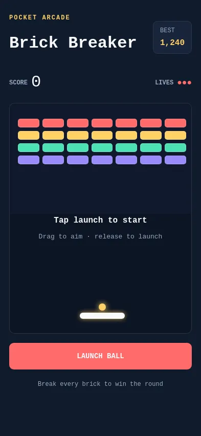 Pocket Arcade