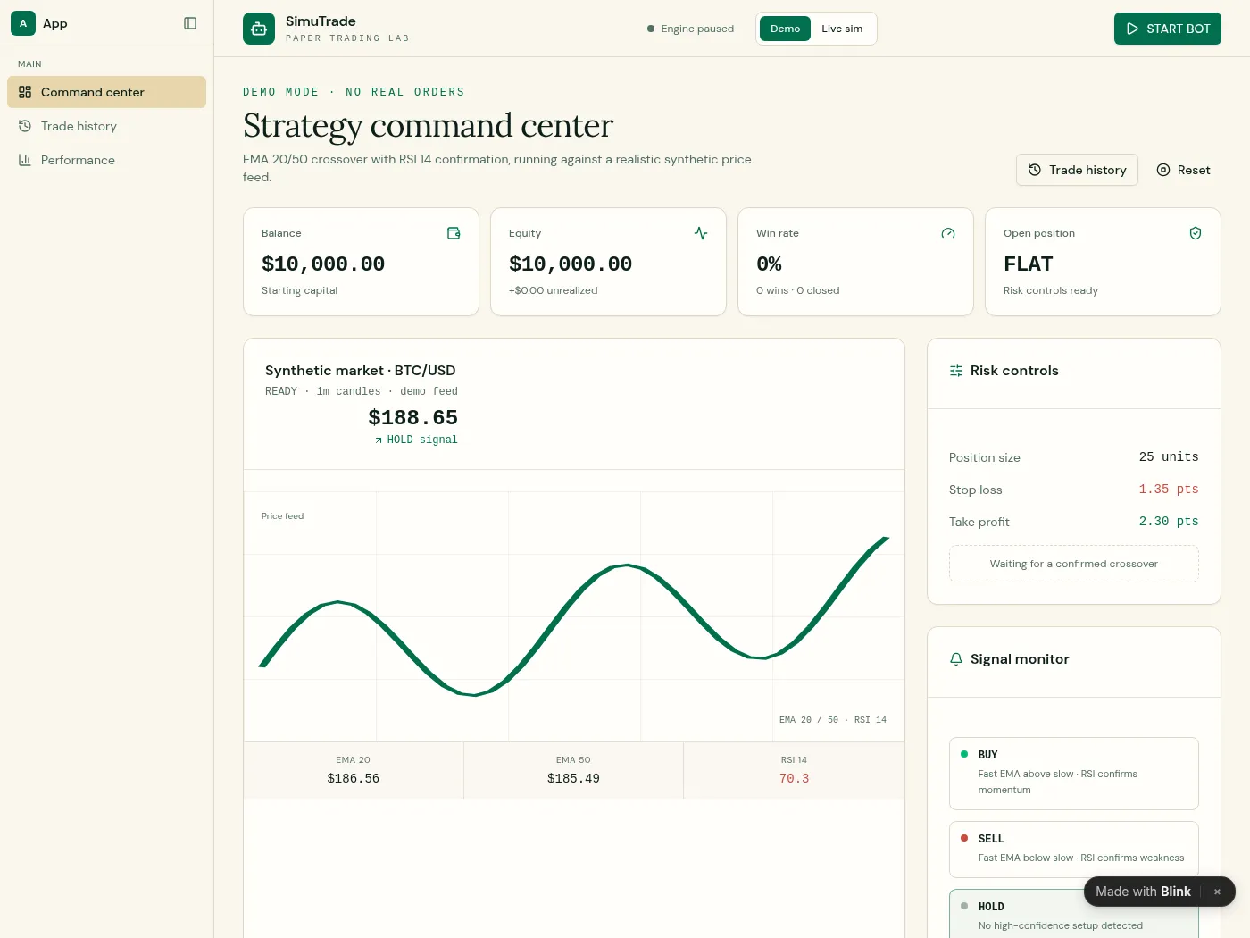 SimuTrade Bot Platform