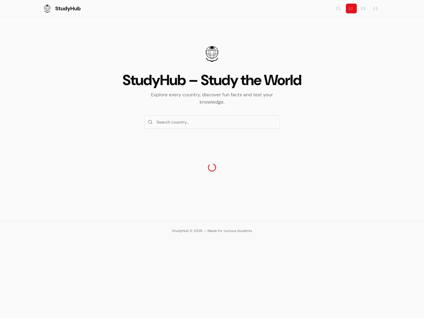 StudyHub – Estuda o Mundo