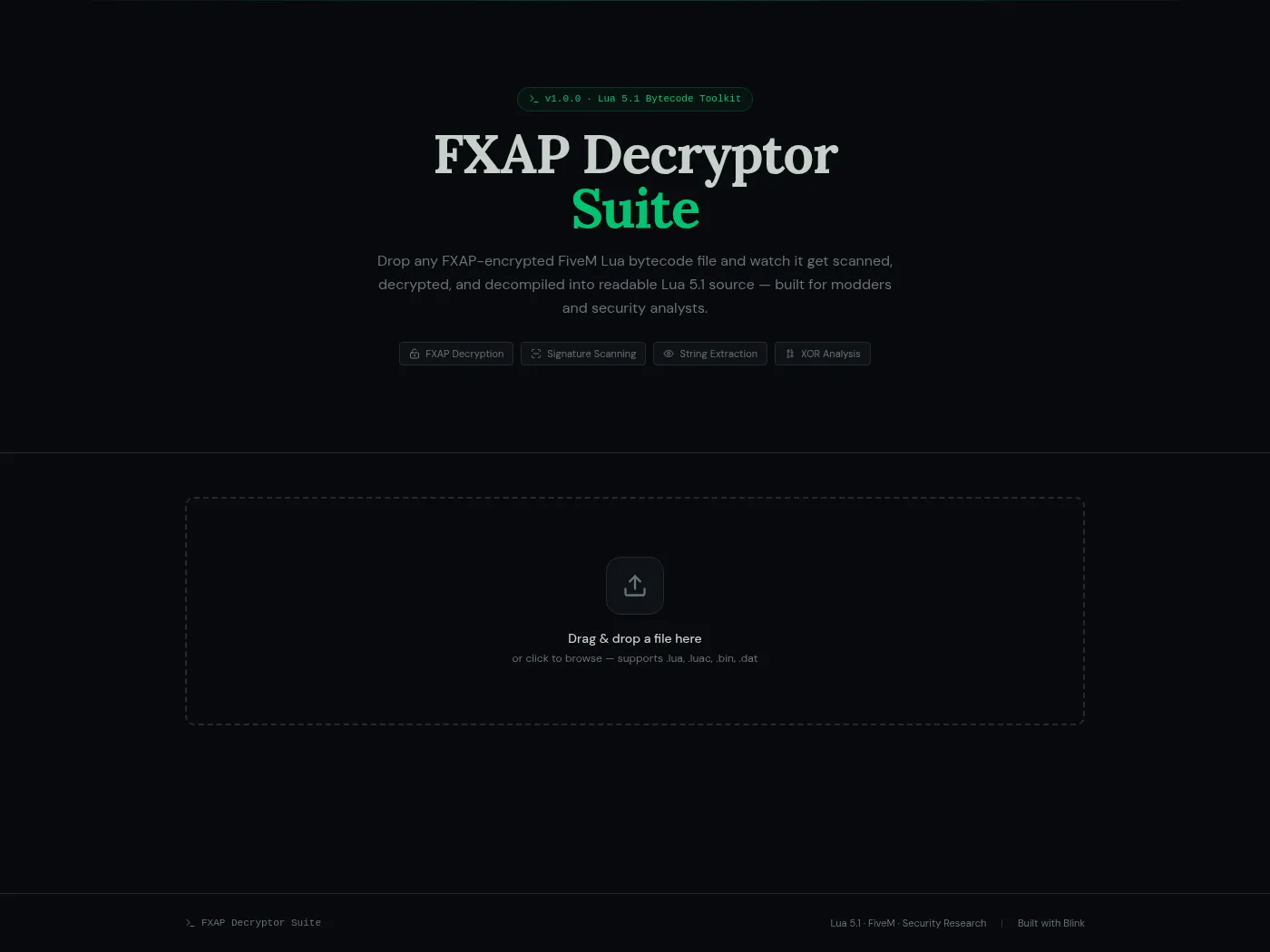 FXAP Decryptor Suite