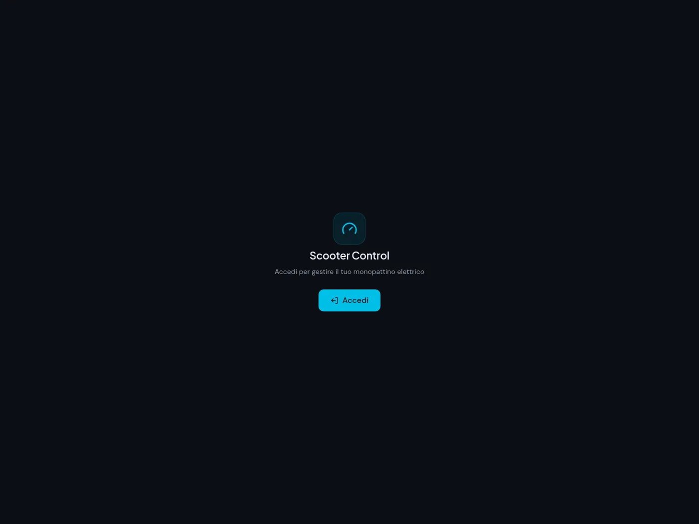 Scooter Control Dashboard