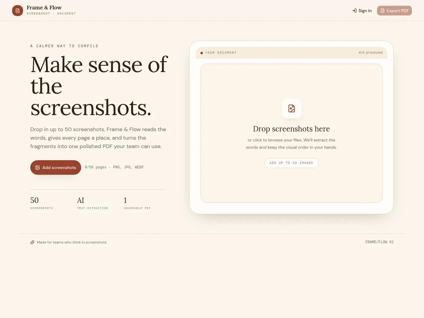 Screenshot PDF Maker