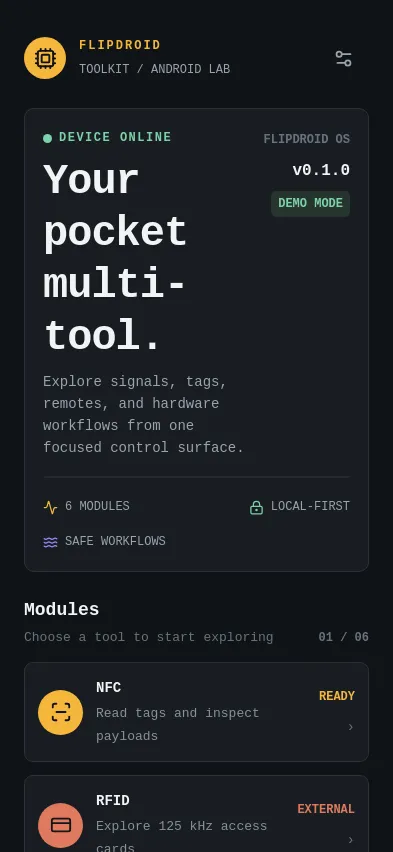 FlipDroid Toolkit