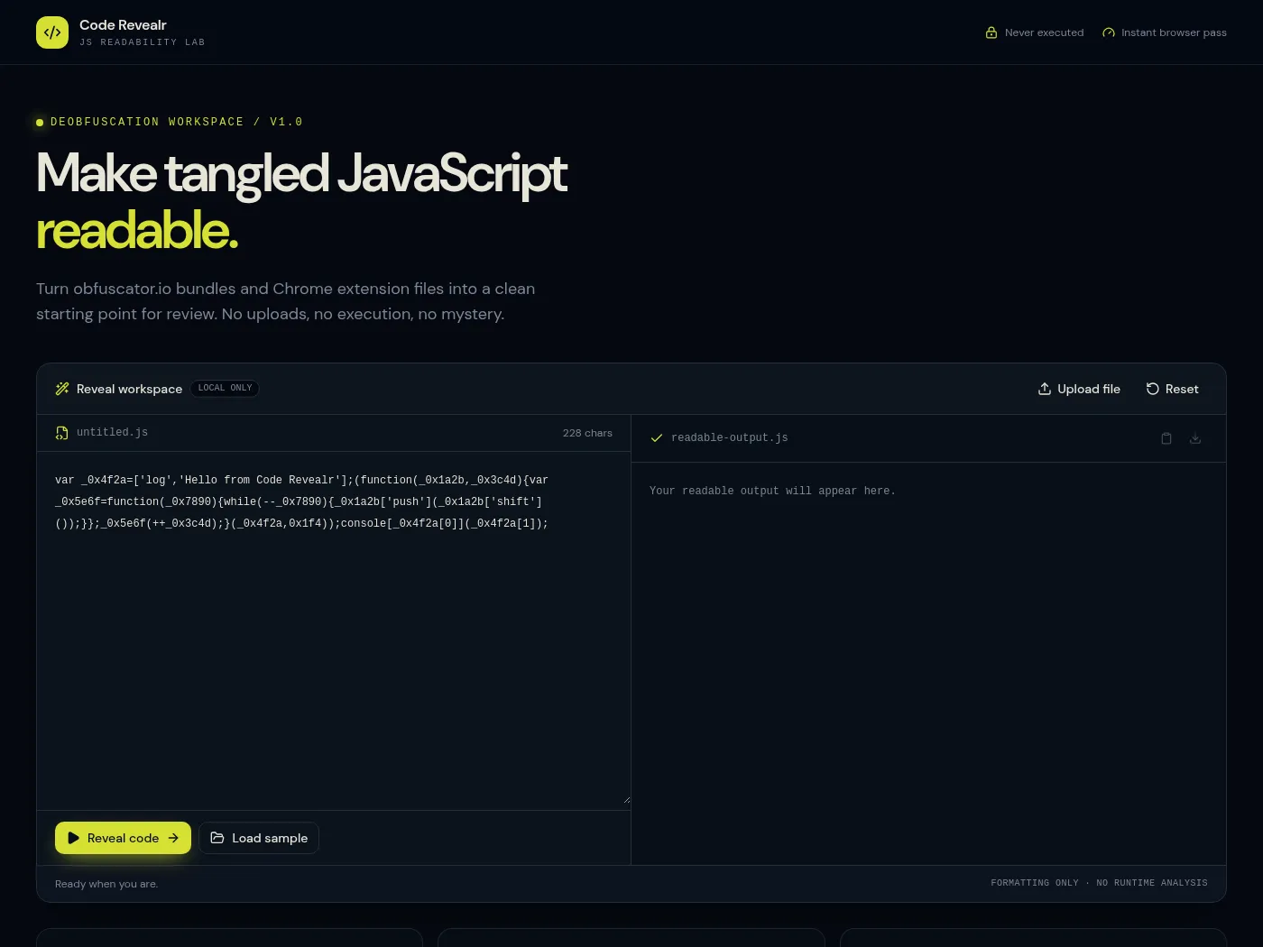 Code Revealr