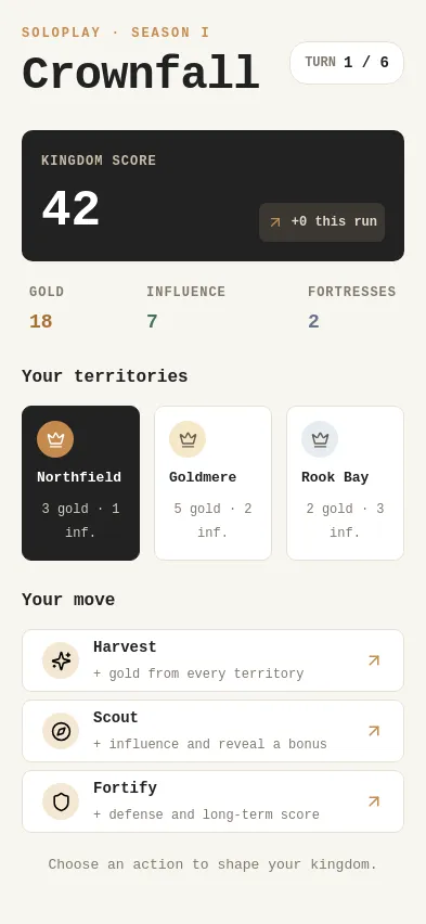 SoloPlay Game