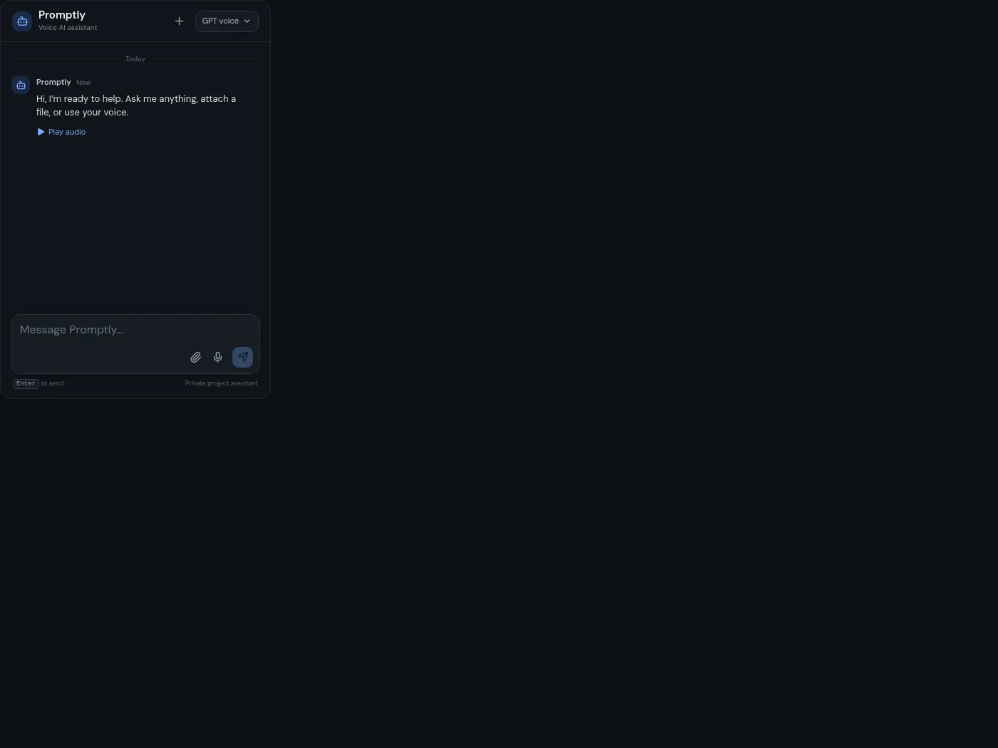 GPT Voice Chat Extension