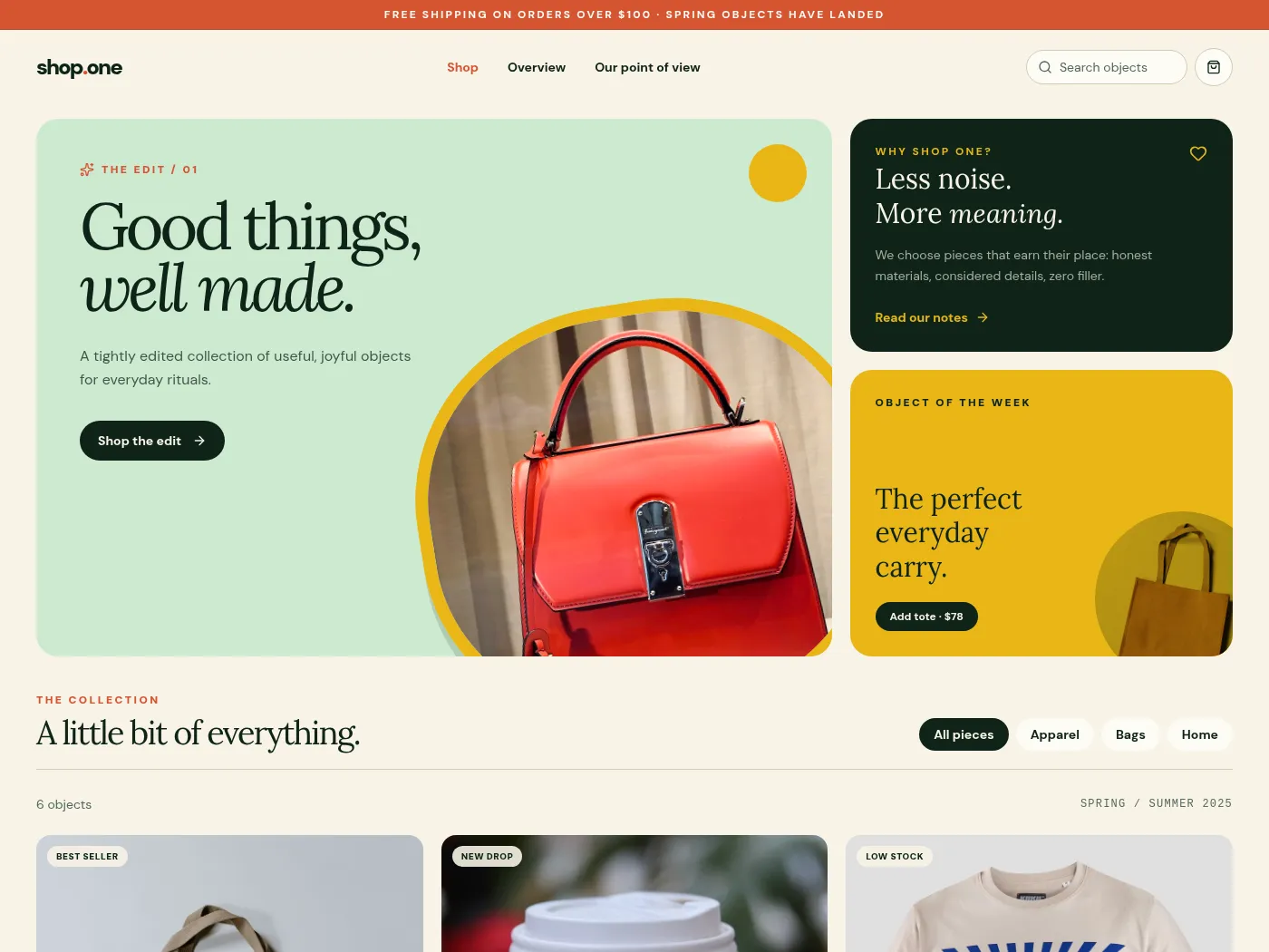 Shop One GUI