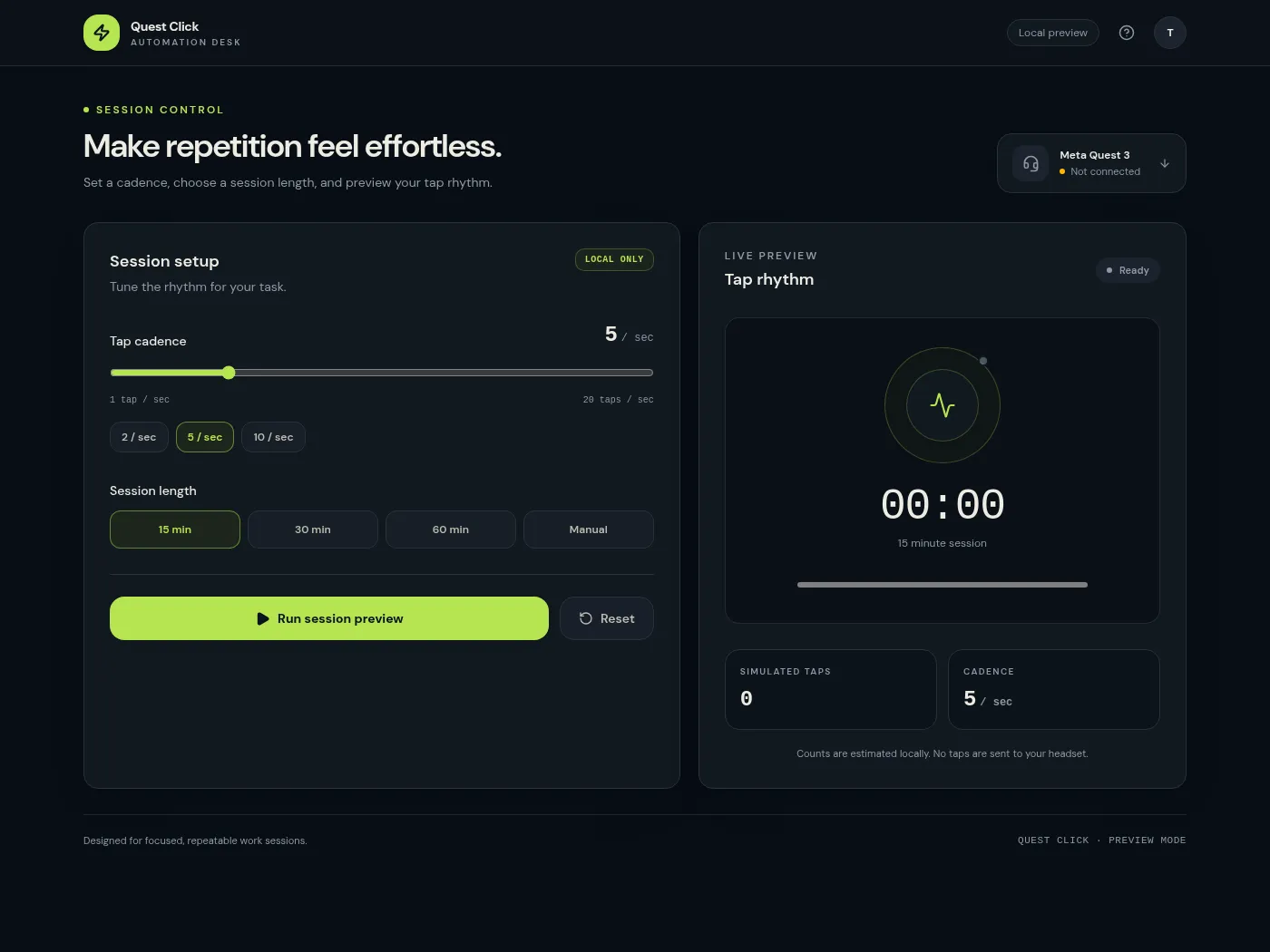 Quest Click Automation